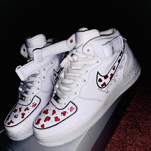 Nike | Shoes | Air Force Mid Custom | Poshmark